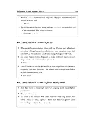 Pertemuan14 linux booting proses | PDF