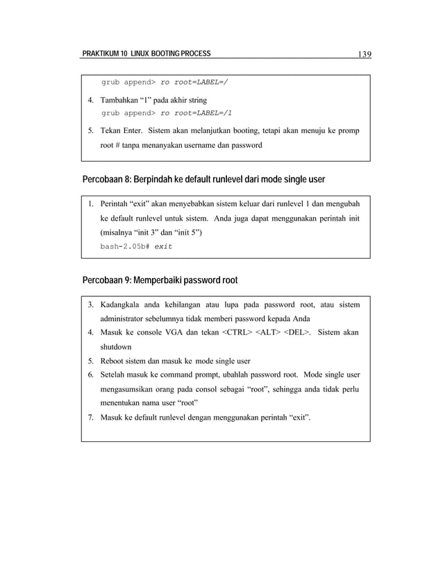 Pertemuan14 linux booting proses | PDF | Free Download