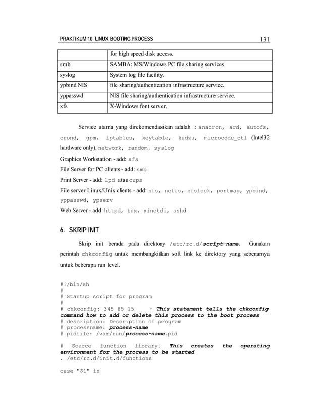 Pertemuan14 linux booting proses | PDF