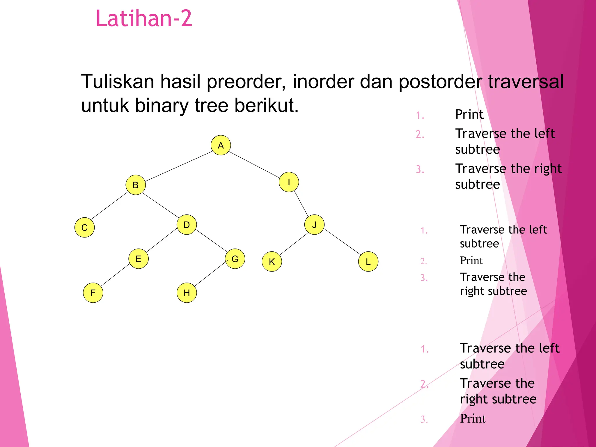 Materi perkuliahan struktur data Pertemuan tentang 14 - Tree.ppt