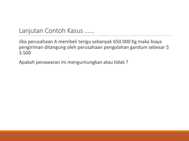 Model dalam manajemen persediaan, model EOQ | PPT