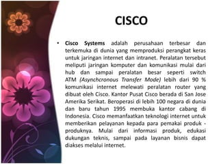 Pertemuan 14 cisco | PPTX