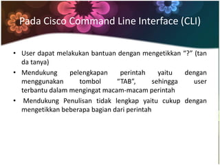 Pertemuan 14 cisco | PPTX