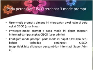Pertemuan 14 cisco | PPTX