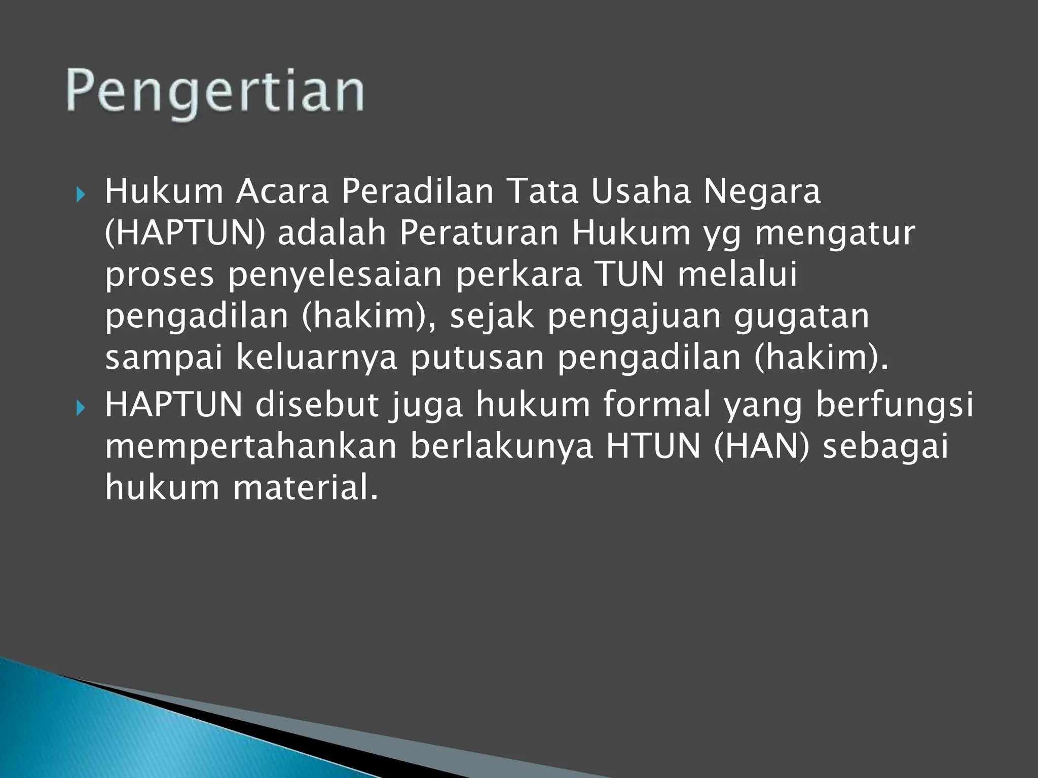 Pertemuan 14 Hukum Acara Tata Usaha Negara.ppt