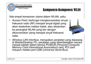 Pertemuan14 keamananwirelessnetworking | PDF
