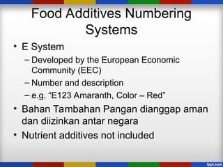 Pertemuan 14 Risk Assestment For Food Additives - translate.ppt