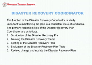 Pertemuan 15 disaster recovery plan | PDF | IT and Internet Support ...