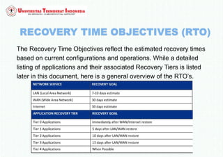 Pertemuan 15 disaster recovery plan | PDF | IT and Internet Support ...