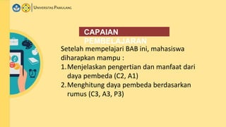 DAYA PEMBEDA | PPTX