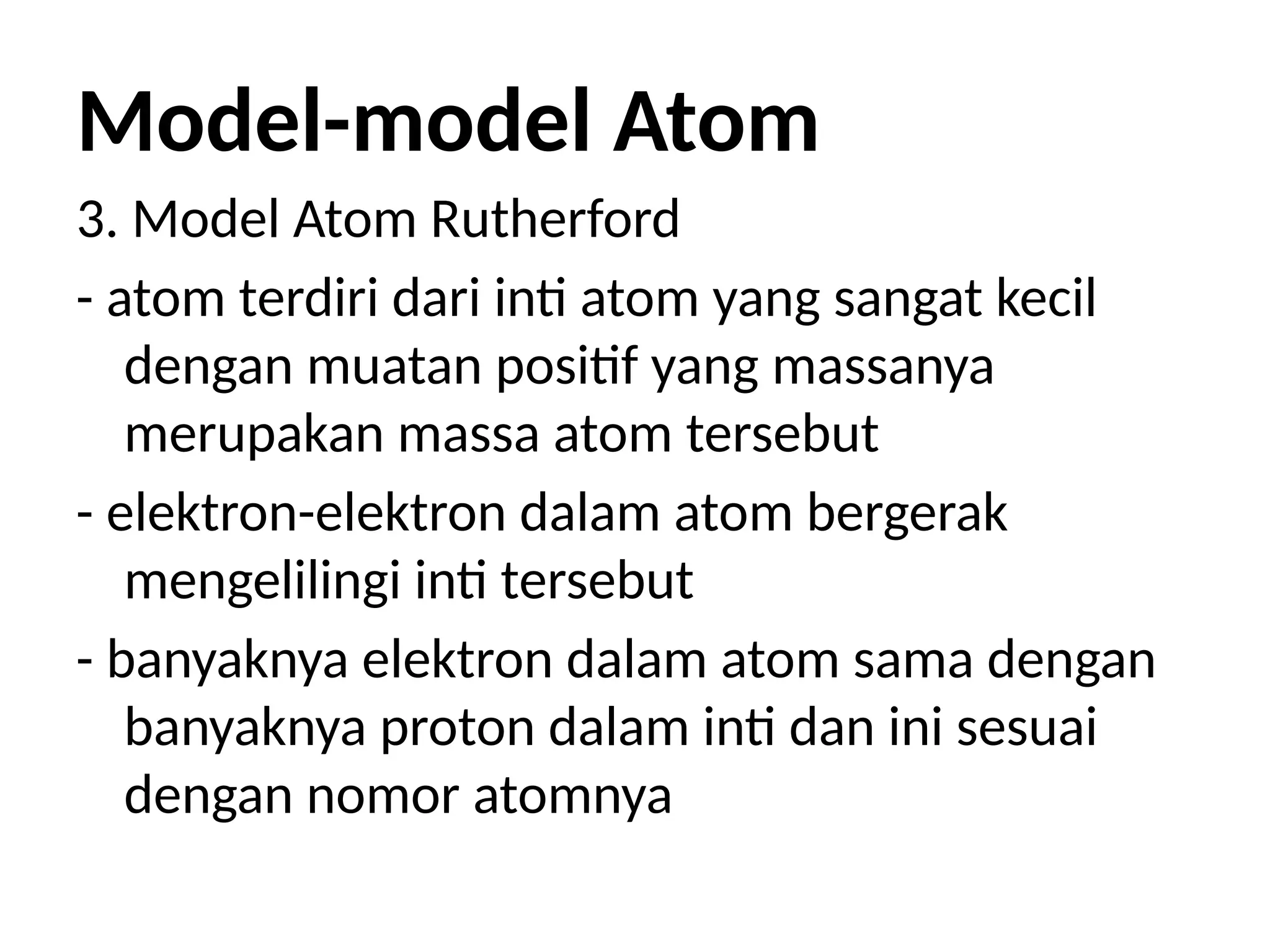 Pertemuan 1 - Struktur atom dan jenis-jenis atom serta definisi atom | PPT