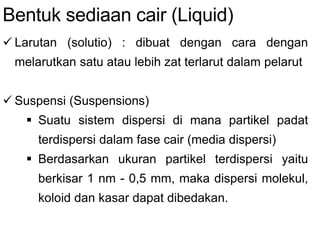 Pertemuan 1 cpob (tek.liq & semi solid) | PPT