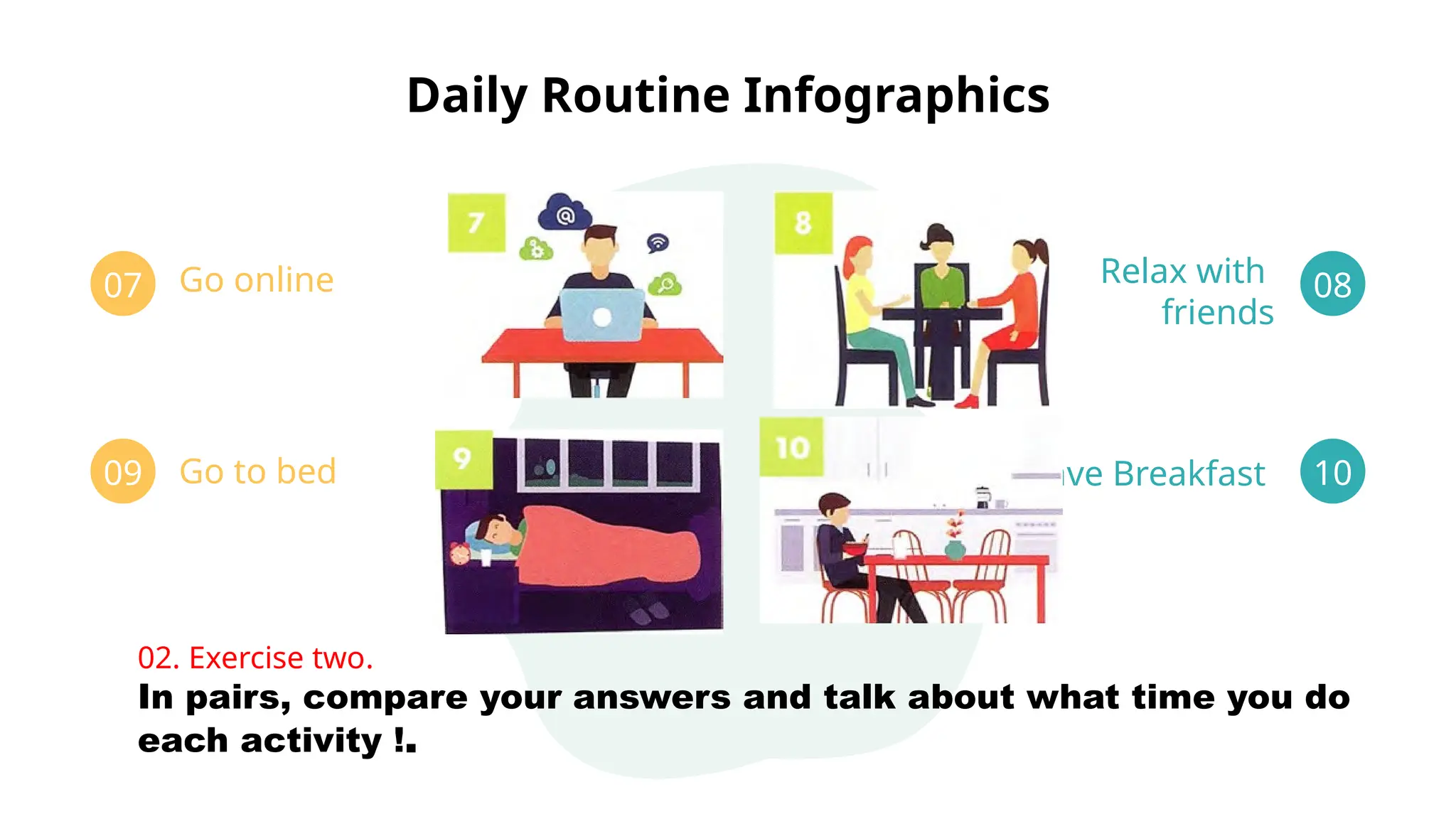 Pertemuan 1 Daily Routine, describe about Daily activities | PPTX