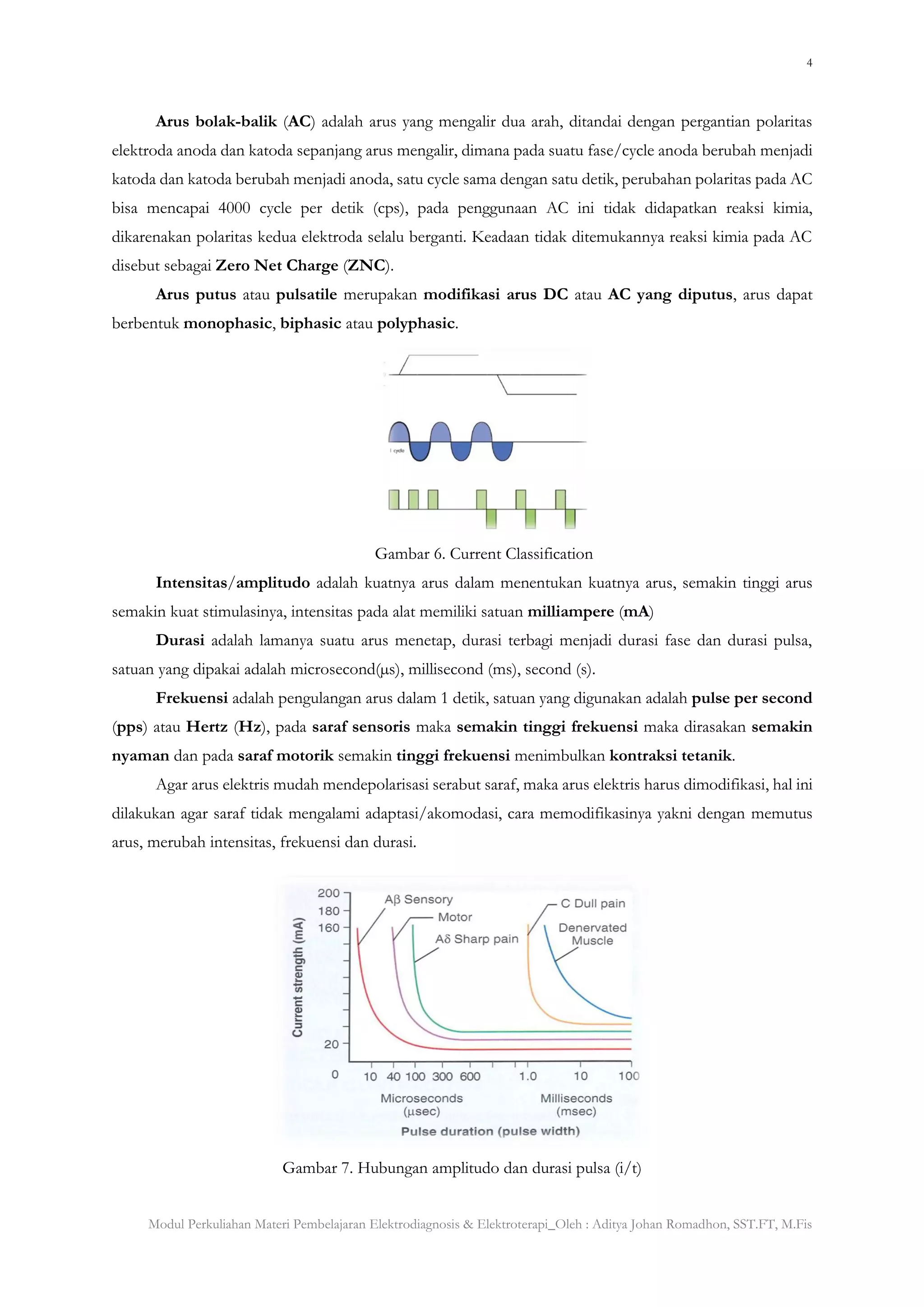 Modul : Basic Concept of Electrotherapy | PDF