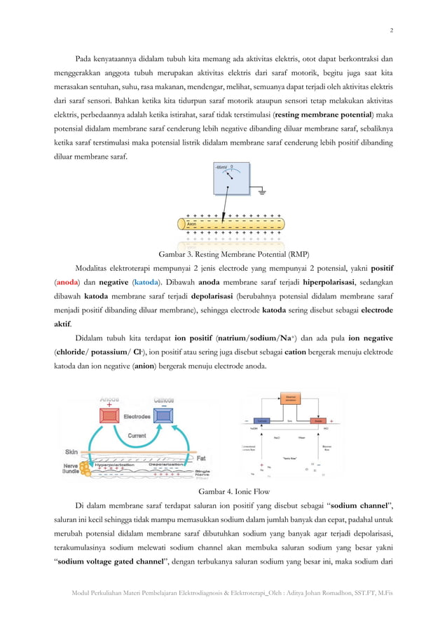 Modul : Basic Concept of Electrotherapy | PDF