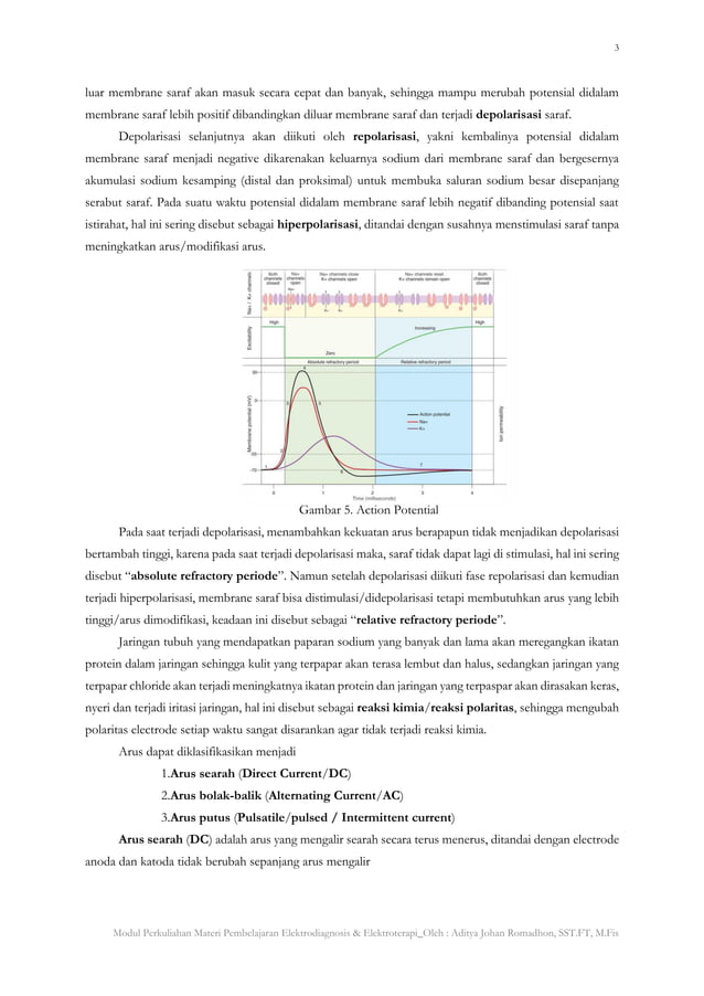 Modul : Basic Concept of Electrotherapy | PDF