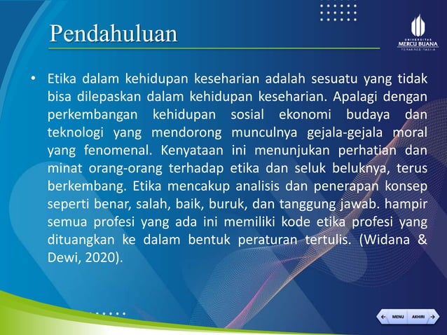 Pertemuan 1 etika profesi mercubuana.pptx