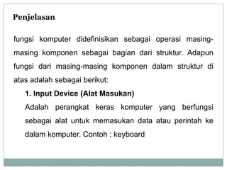 Pertemuan 1 gambaran umum komputer | PPTX