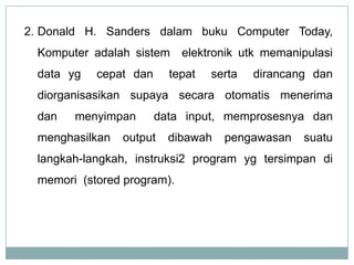 Pertemuan 1 gambaran umum komputer | PPTX