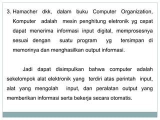 Pertemuan 1 gambaran umum komputer | PPTX