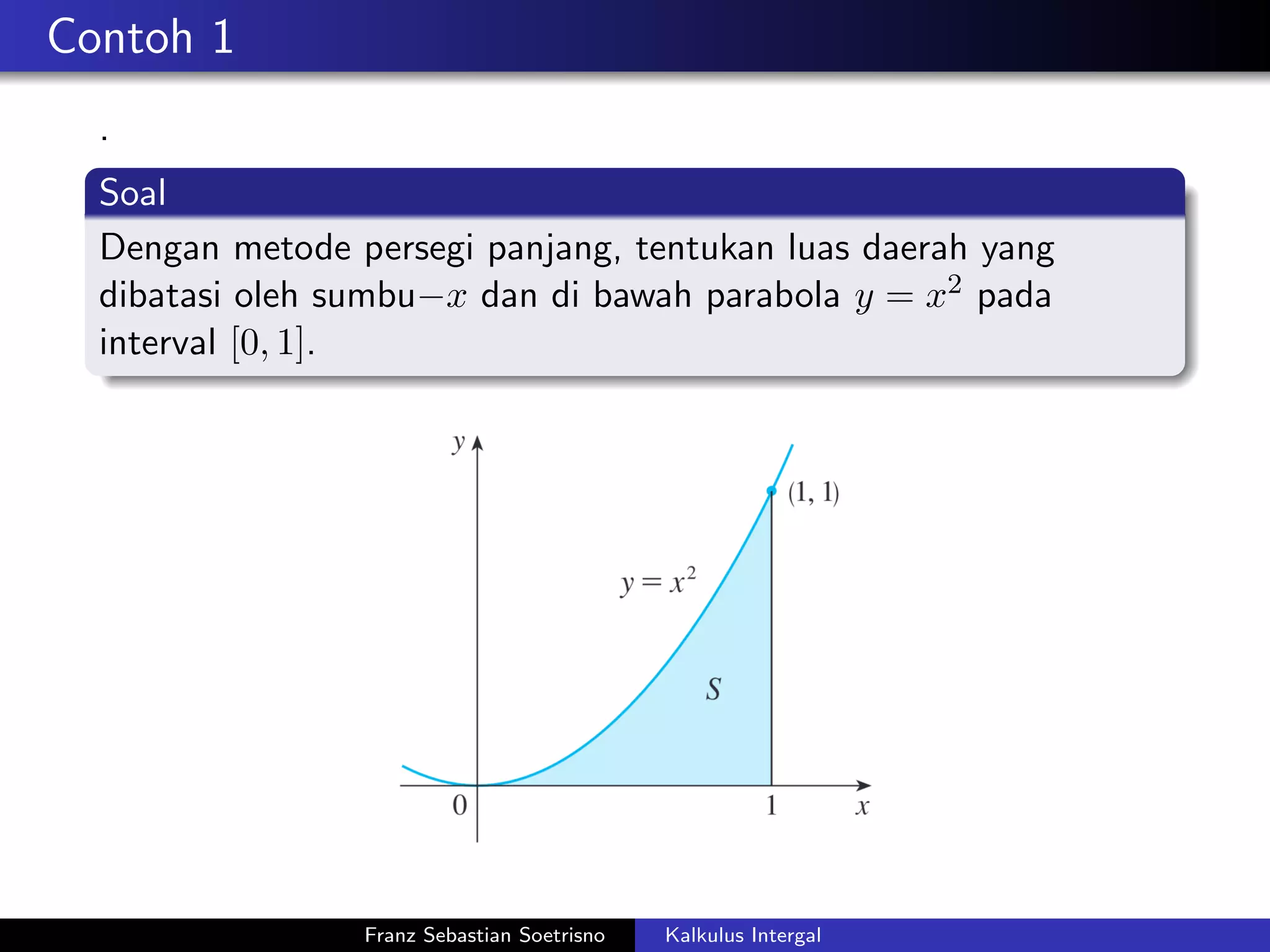 Kalkulus Integral : Integral Tentu | PDF