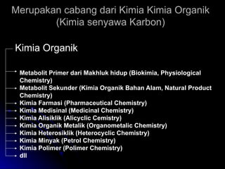Kimia bahan alam natural product chemistry | PPTX