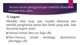 Pertemuan 1 KLASIFIKASI MATERIAL(1).pptx