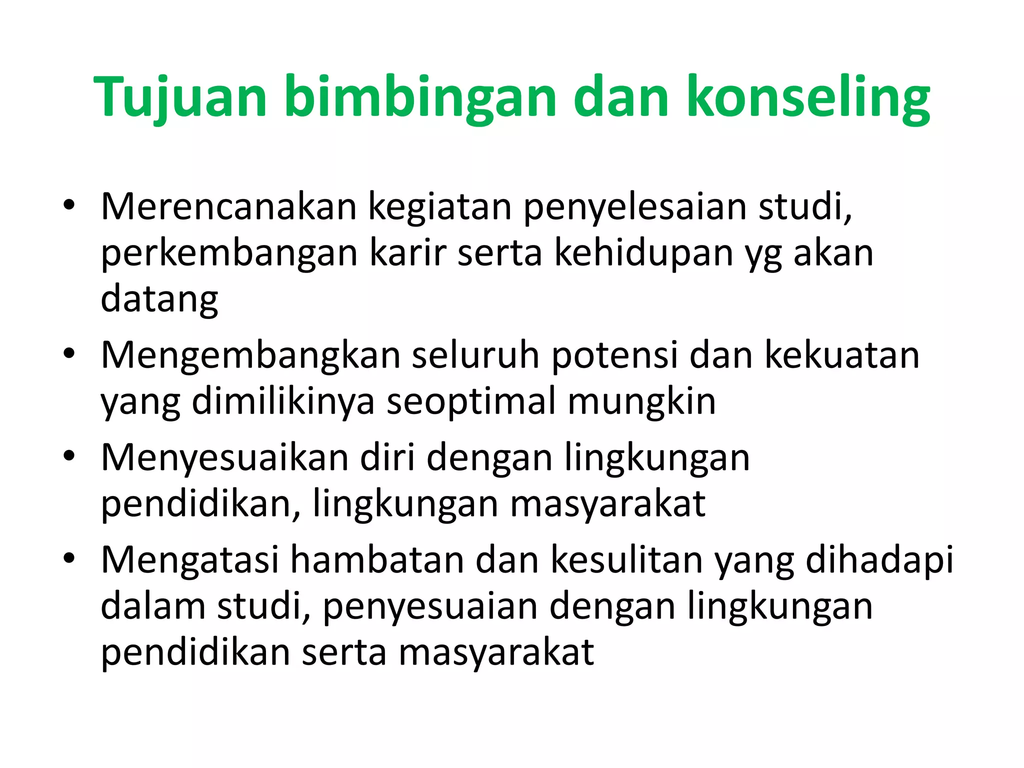 Materi BK Di Sekolah Dasar Pertemuan 1 (konsep dasar bk) | PPTX