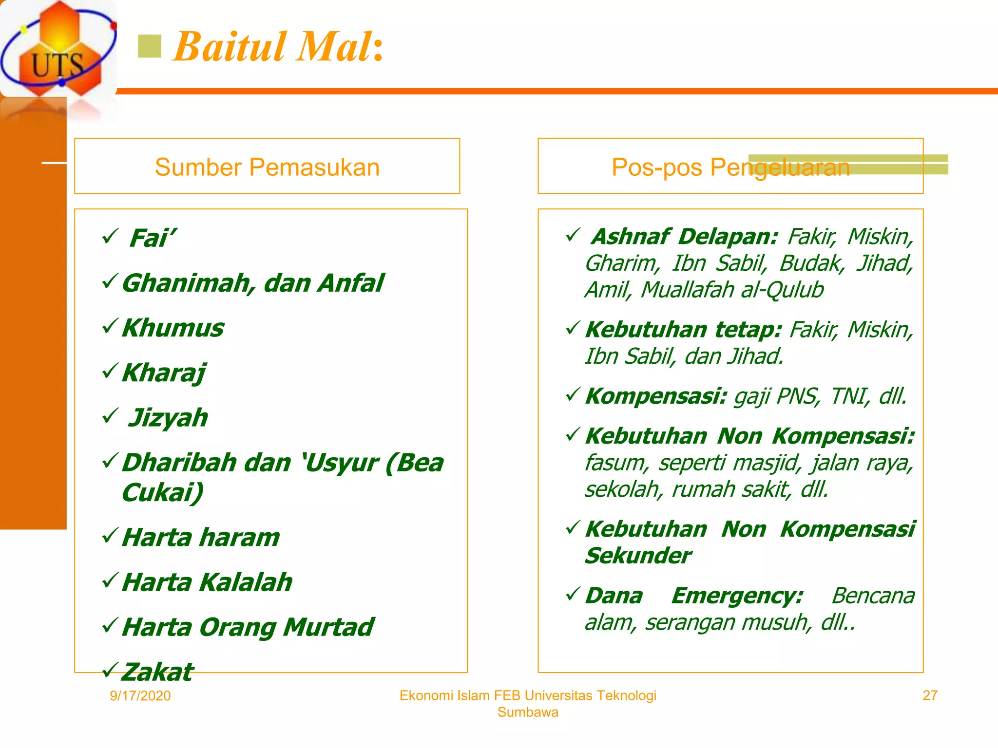 Pertemuan 1 pengantar ekonomi-syariah abdul salam | PPT