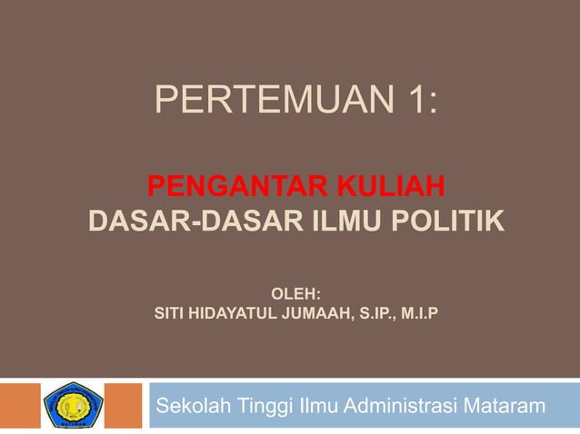 PERTEMUAN 1; PENGANTAR MATA KULIAH.pptx