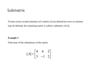 Introduction to Matrix | PPT