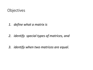 Introduction to Matrix | PPT