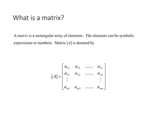 Introduction to Matrix | PPT
