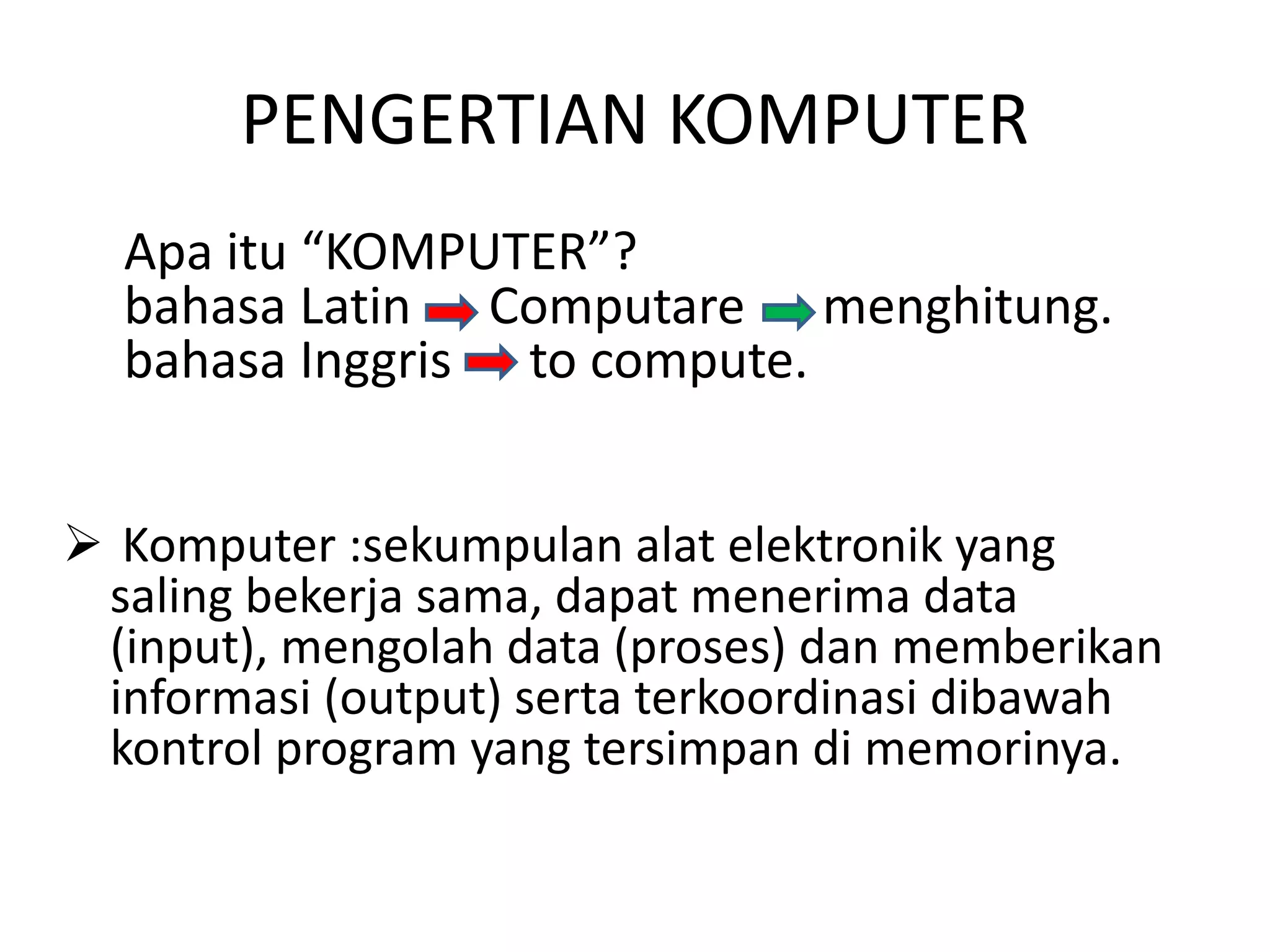 Pertemuan1 pengantar orarkom | PPT