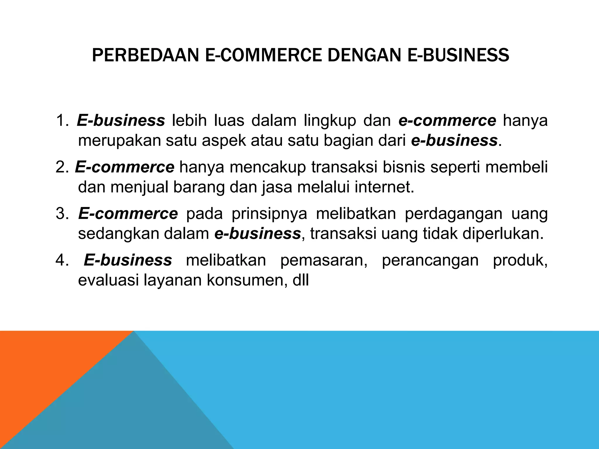 Pertemuan 1 pengenalan konsep dasar e commerce | PPT