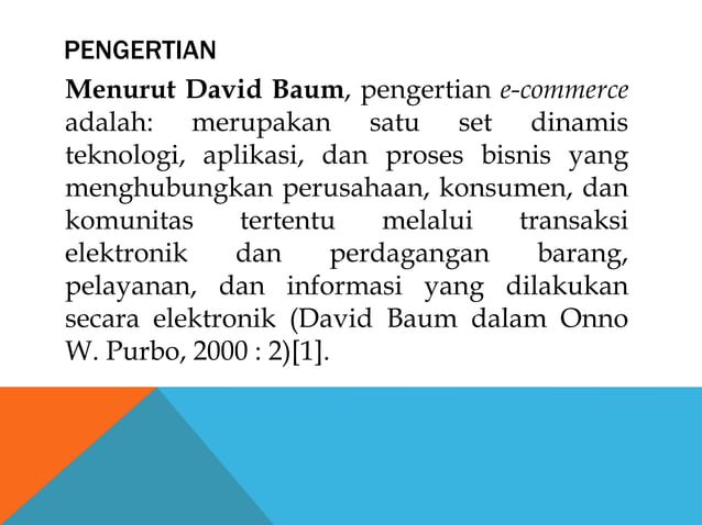 Pertemuan 1 pengenalan konsep dasar e commerce | PPT