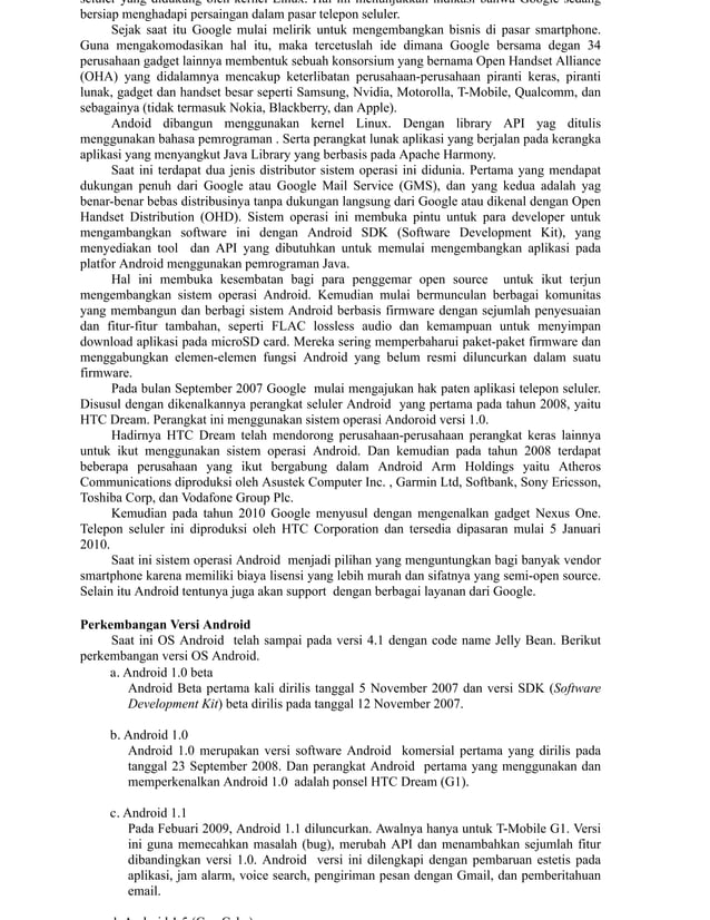 Pertemuan 1 pengenalan mobile programming | PDF