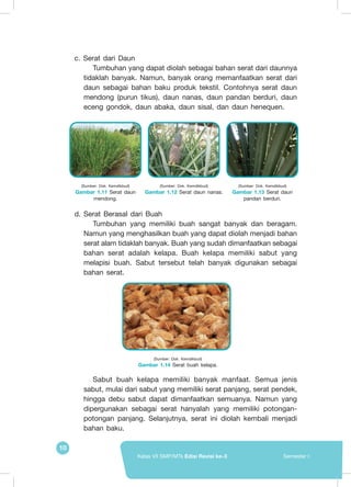 Pertemuan 1 (pengertian, jenis dan karakteristik serat) | PDF