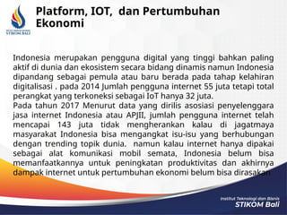 Pertemuan 1 PLATFORM IoT & PERTUMBUHAN EKONOMI.pptx