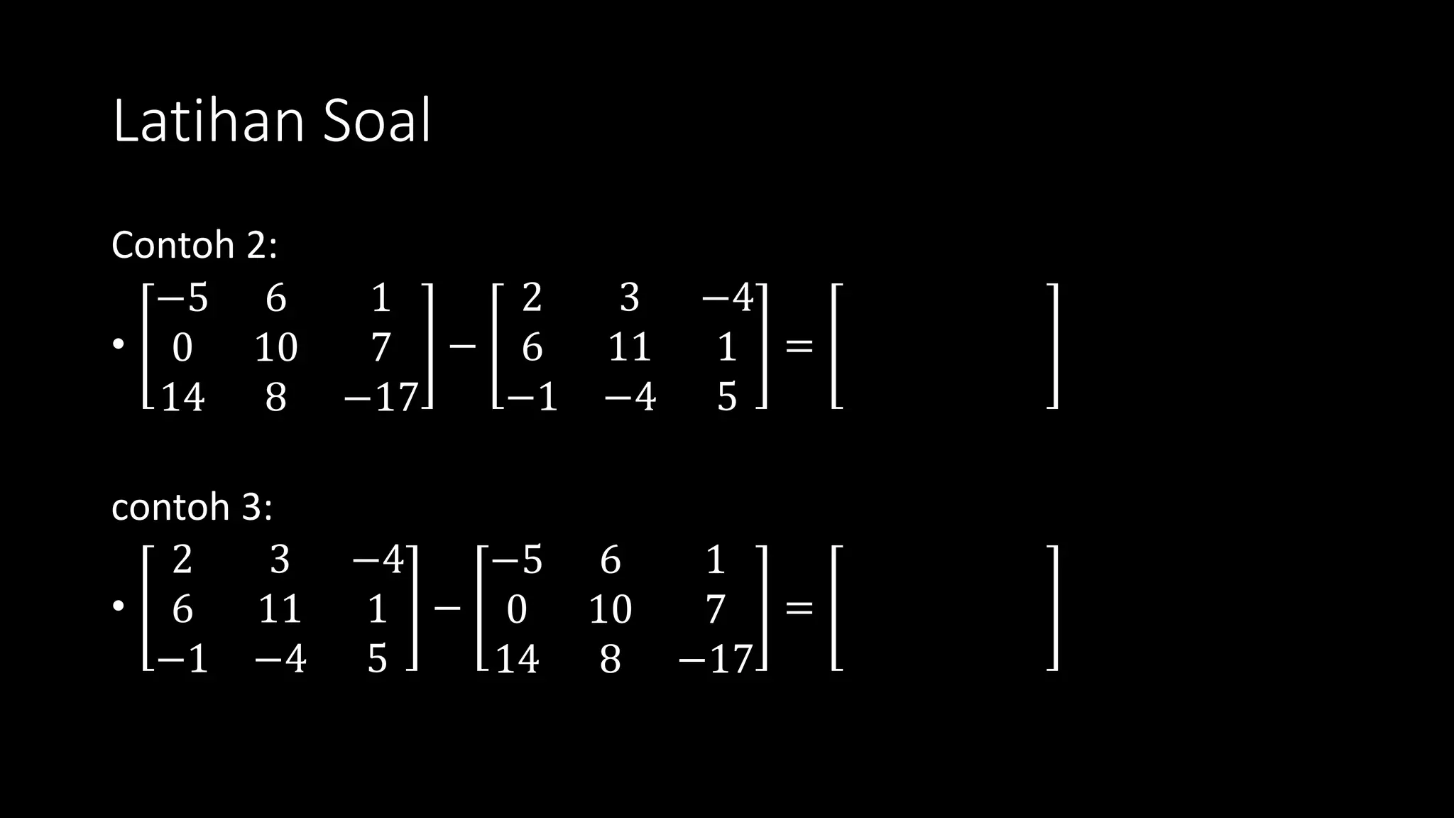 Transpose matriks dan jenis jenis matriks aljabar linear dan matriks ...