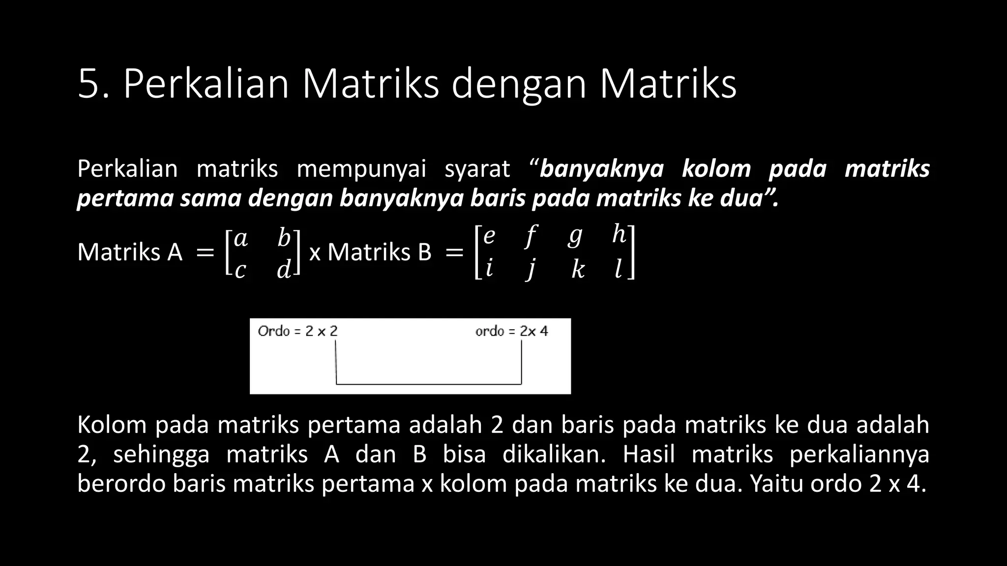 Transpose matriks dan jenis jenis matriks aljabar linear dan matriks teknik informatika | PPT
