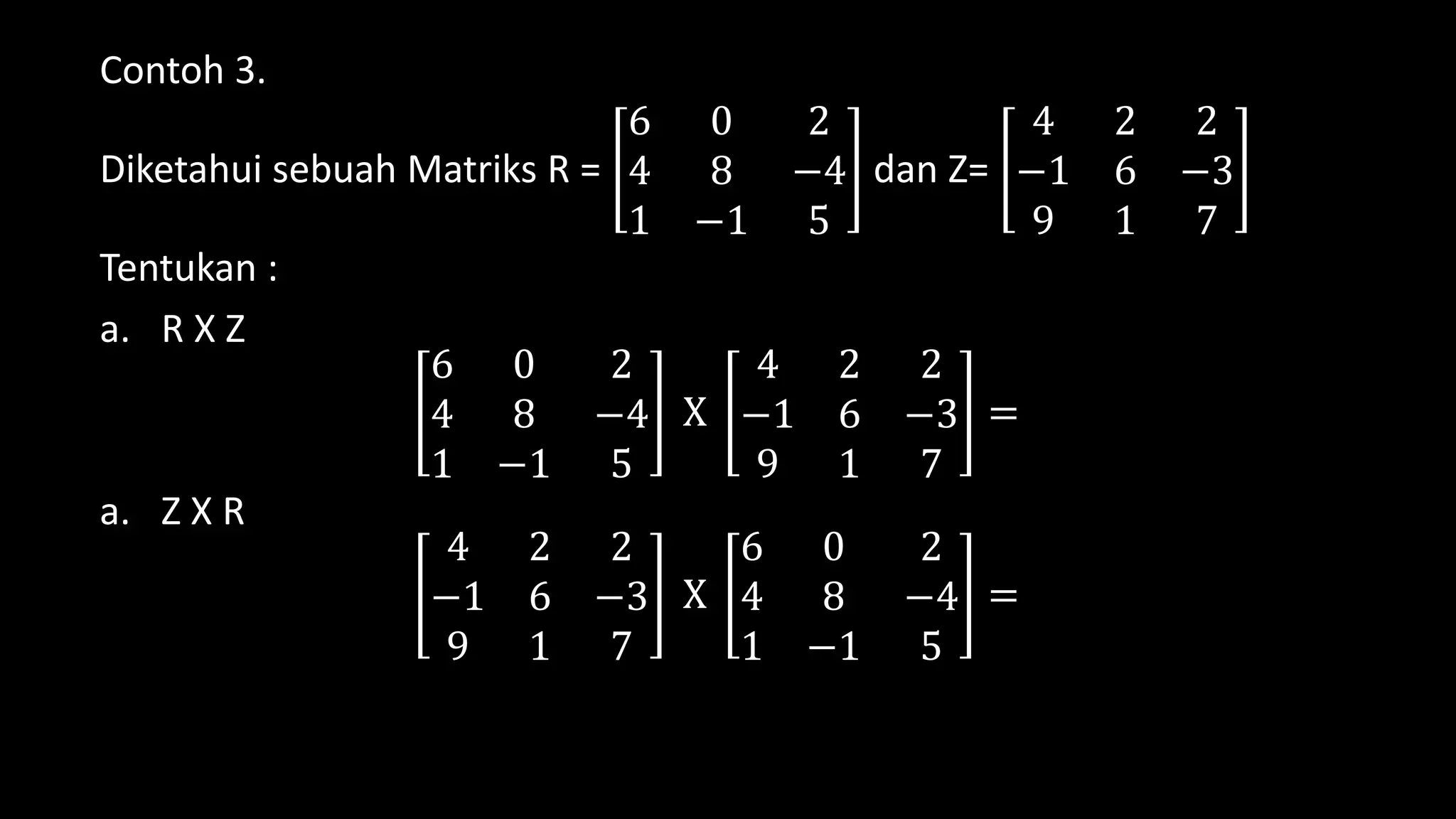 Transpose matriks dan jenis jenis matriks aljabar linear dan matriks teknik informatika | PPT