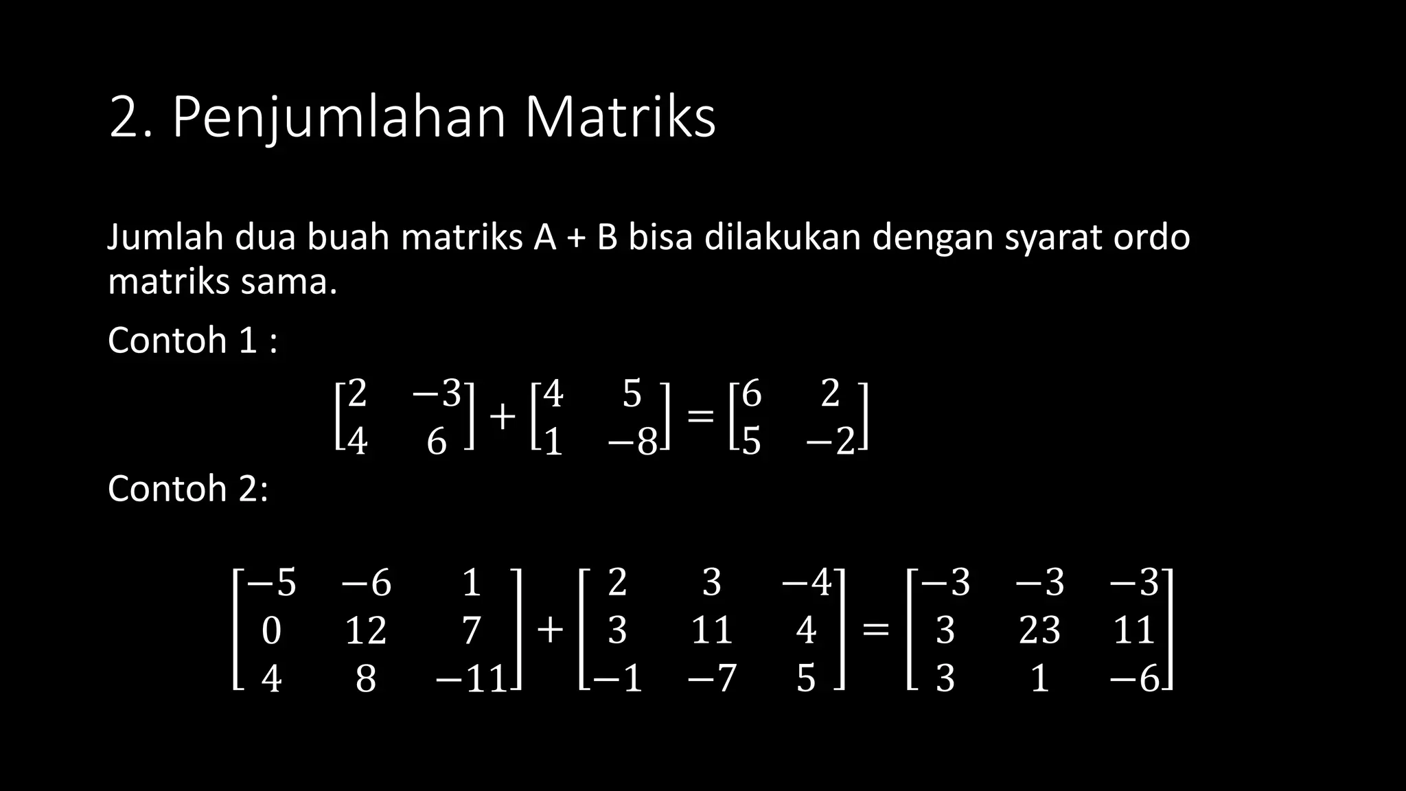 Transpose matriks dan jenis jenis matriks aljabar linear dan matriks ...