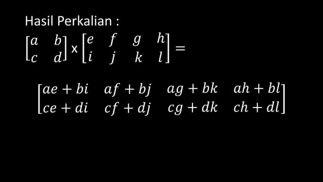 Transpose matriks dan jenis jenis matriks aljabar linear dan matriks teknik informatika | PPT