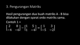 Transpose matriks dan jenis jenis matriks aljabar linear dan matriks ...