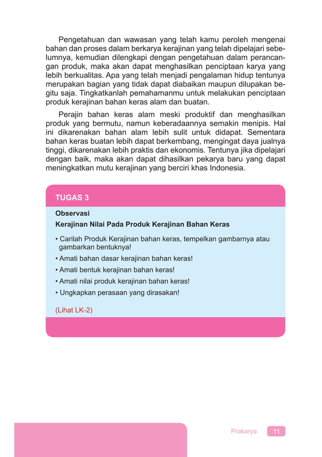 Pertemuan 1 (prinsip kerajinan bahan keras) | PDF