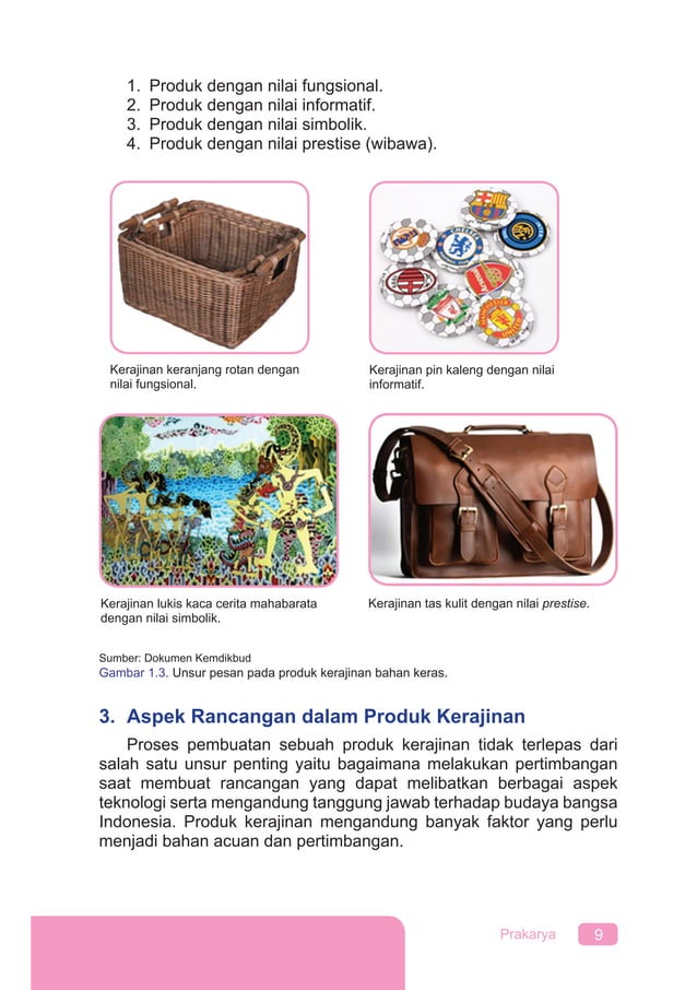 Pertemuan 1 (prinsip kerajinan bahan keras) | PDF