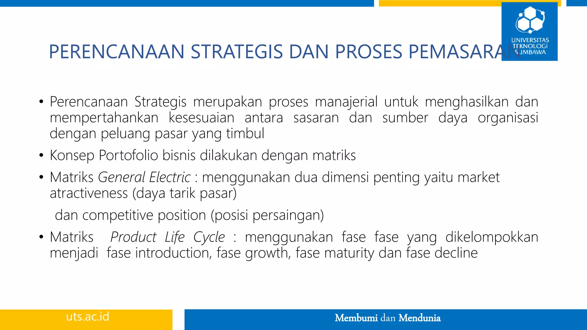 Pertemuan 1 proses pemasaran | PPT