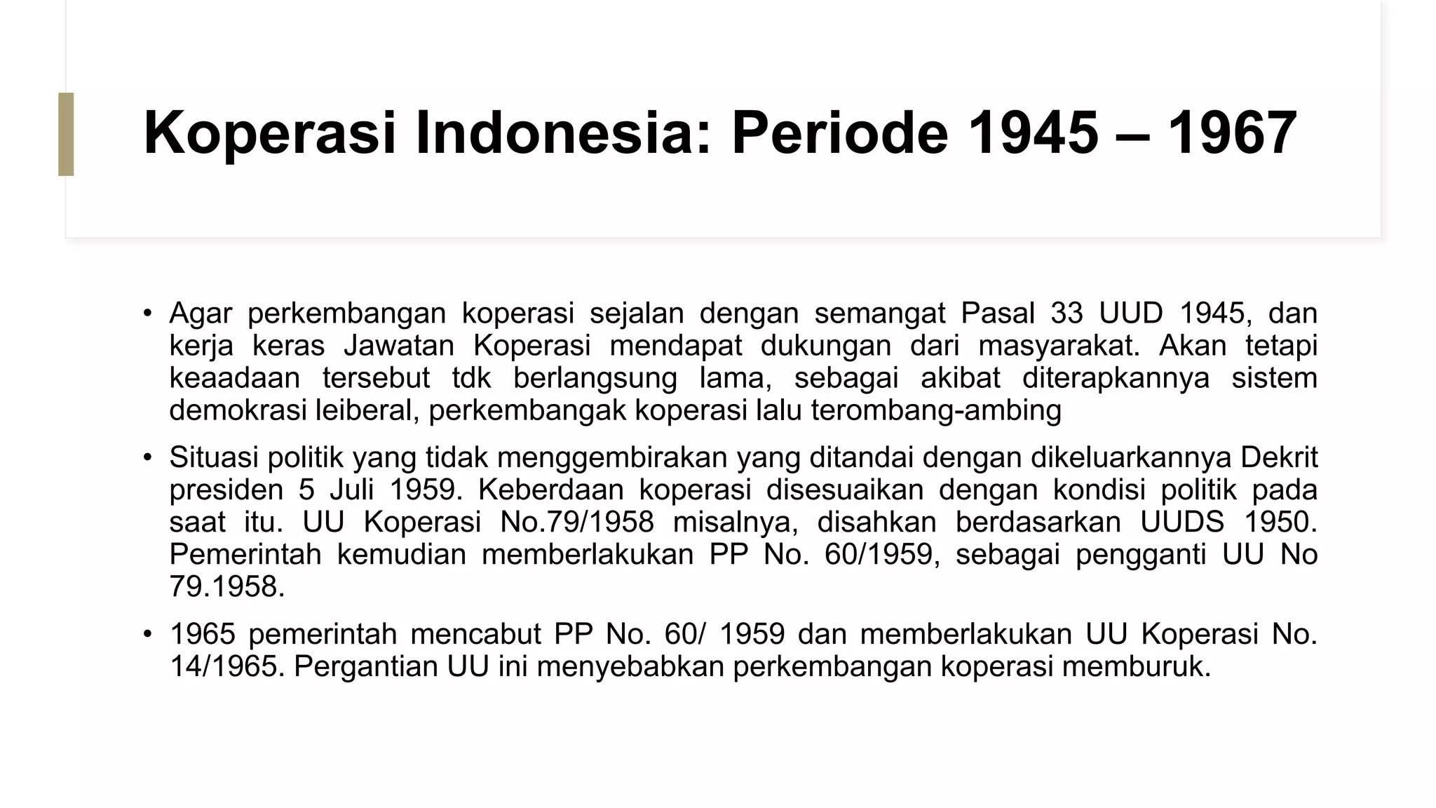 Sejarah Koperasi | PPTX