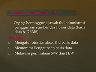 Sistem Basis Data | PPT